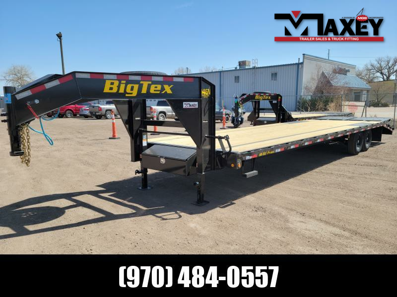 2025 Big Tex Trailers 14GN-33D5A-MRBK (28+5) Flatbed Trailer in Fort ...