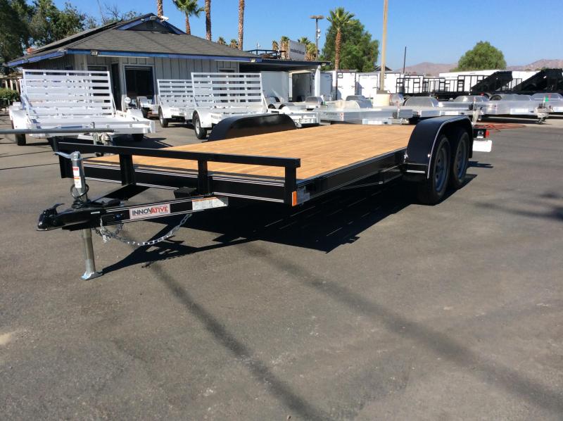 2019 Innovative Trailer Mfg. Economy Wood Car Hauler 83" x 16' Flatbed ...
