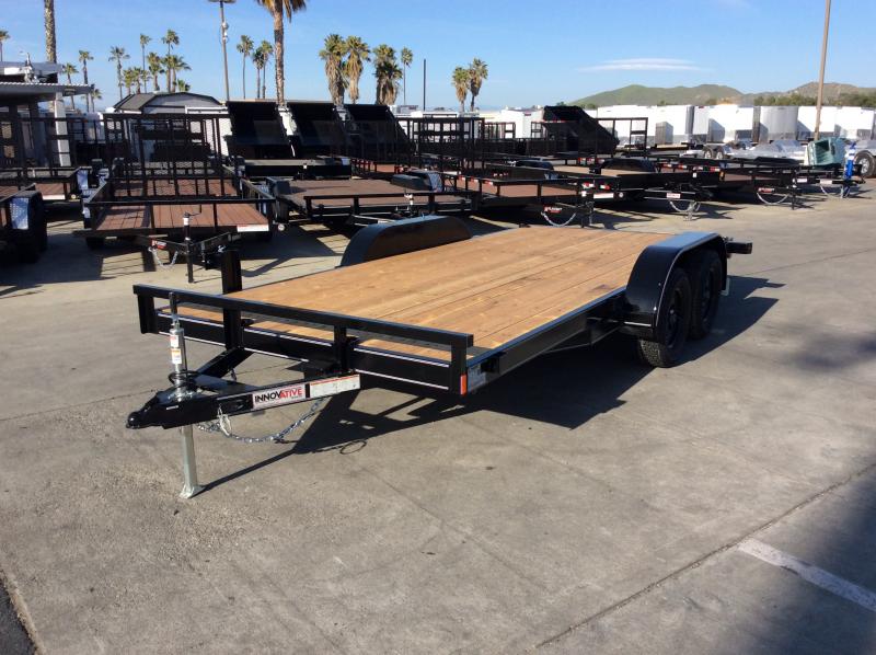2023 Innovative Trailer Mfg. 83" x 16' Economy Wood Car Hauler Flatbed ...