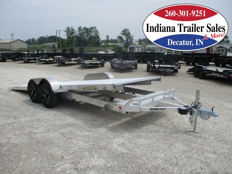 2024 Aluma 8220H-TILT-TA-RL-RTD 81x20 Car / Racing Trailer in Decatur ...
