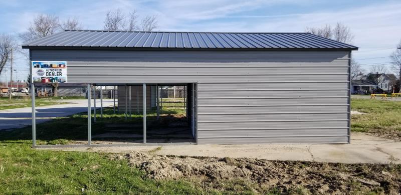 2020 American Steel Carports Utility Carport w/Storage Shed Metal ...