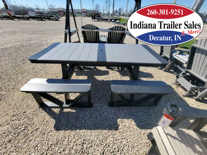2023 Poly 7ft Walk-In Picnic Table in Decatur, IN | Trailer Trader