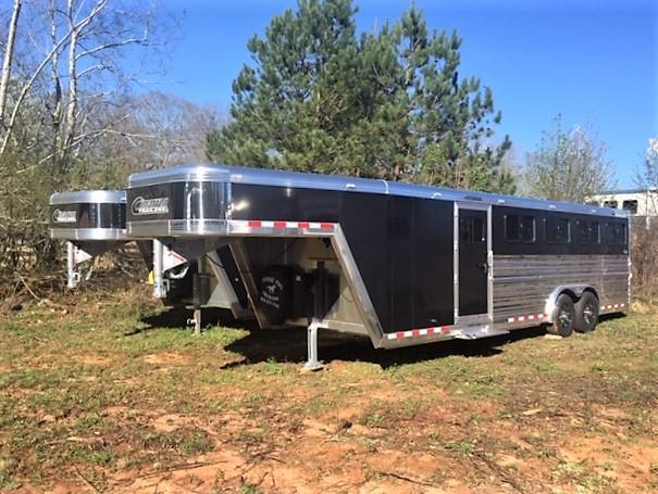 2023 Cimarron Showstar LX 25' Low Pro Enclosed Pig/Stock Gooseneck w ...