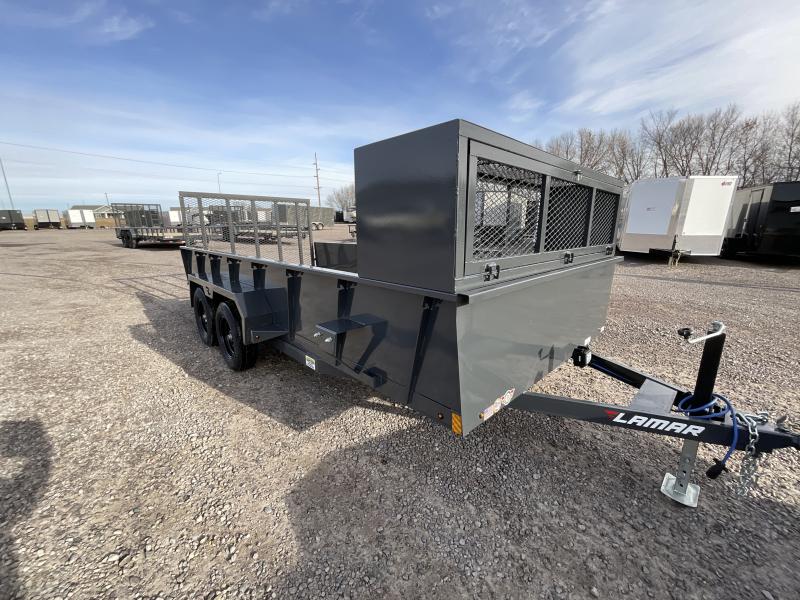 2024 Lamar Trailers US23 83"x16' Solid Side 7K Utility Trailer in ...