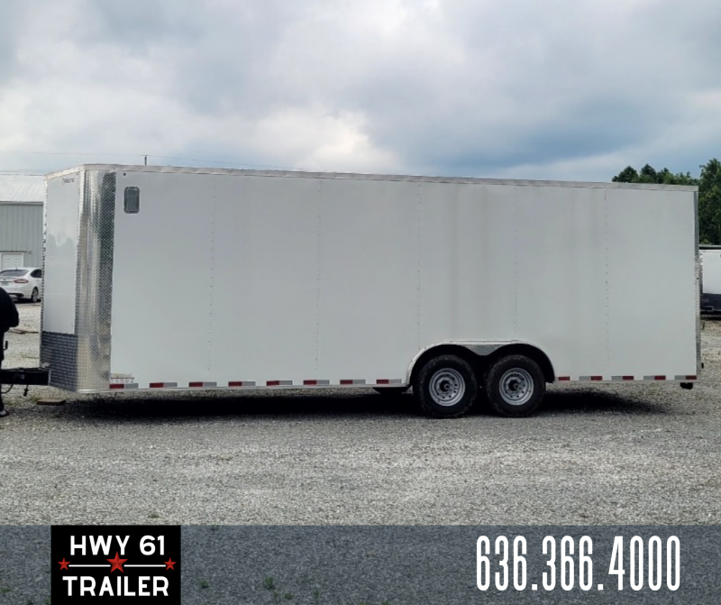 2024 ARISING Enclosed Trailer 8.5X24 TA 7K 7'6" White in Moscow Mills ...