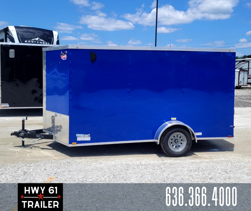 2023 Quality Cargo Enclosed Trailer 7 x 12 SA 6'3" 35K Blue in Moscow ...