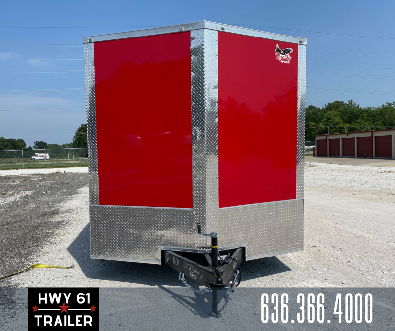 2023 Quality Cargo Enclosed Trailer 8.5 x 24 TA 7' 52K Red in Moscow ...