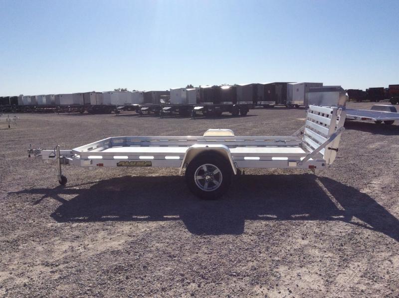 2024 Aluma 7712HBT 12' Aluminum Utility ATV Trailer With Bi Fold Gate ...