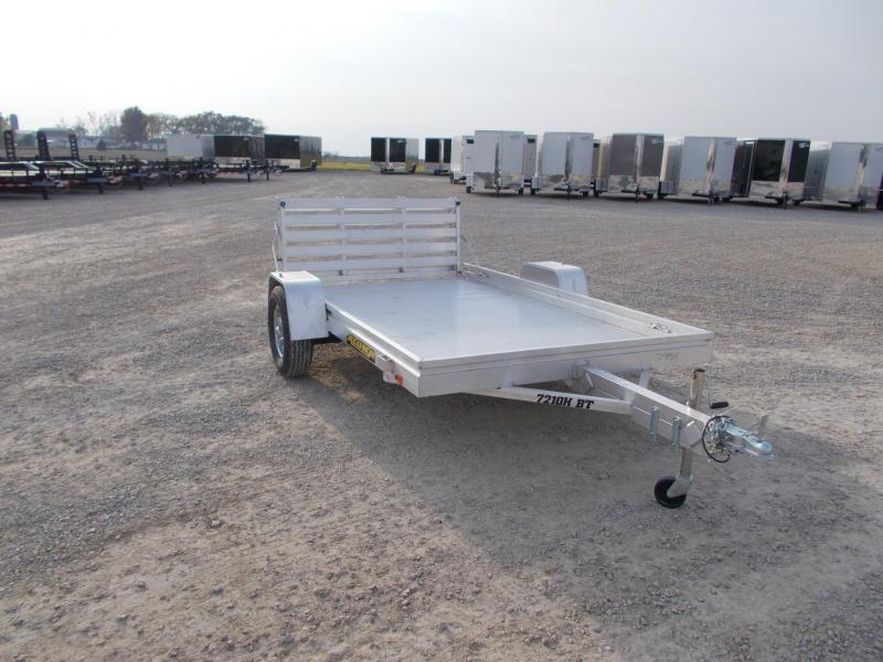 2024 Aluma 7210H-S-BT 10' Aluminum ATV utility Trailer With Bi Fold ...