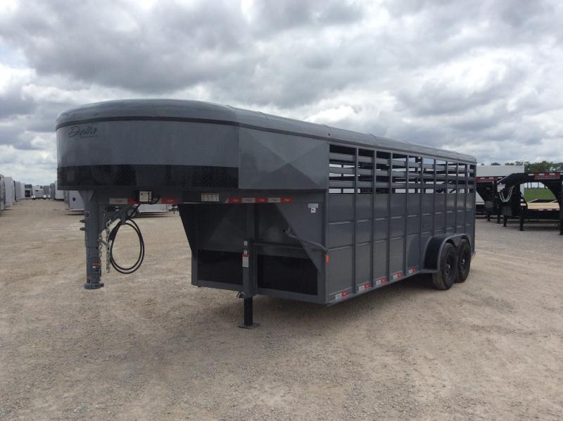 2024 Delta Manufacturing 20Ft Gooseneck Livestock Trailer Stock / Stock ...