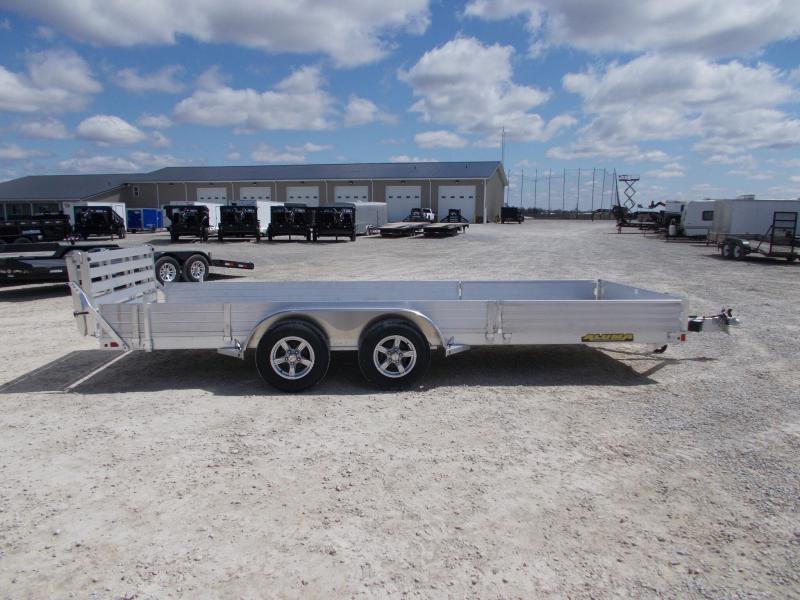 2025 Aluma 8118TASR 8118 Aluminum Utility Trailer w/ Side Load Ramps ...