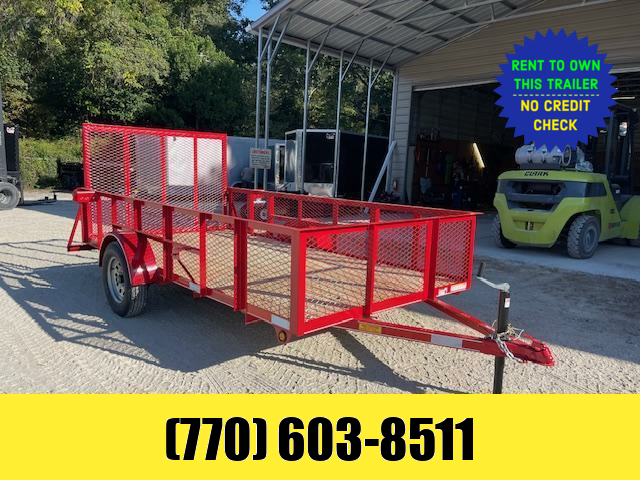 6x12 Utility Trailer W/ 2 Foot Mesh Sides 2025 Lonewolf in Jonesboro ...