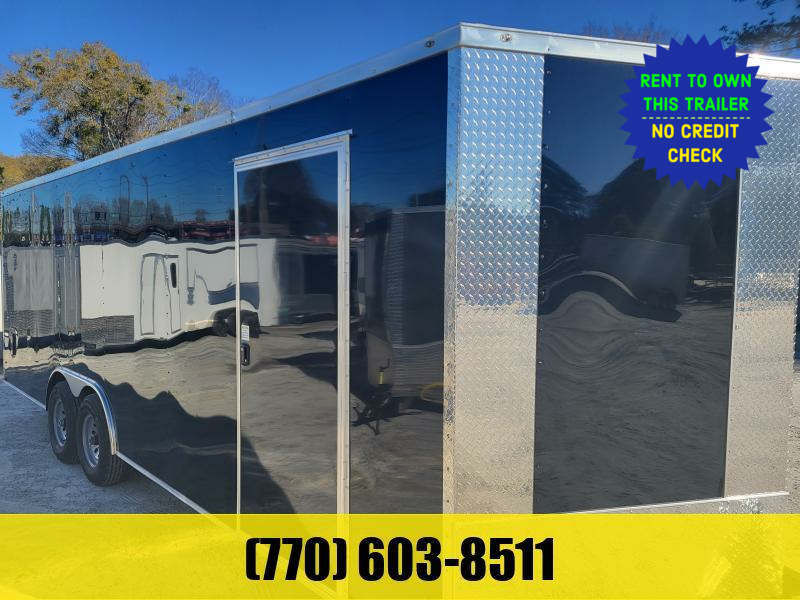 8.5X20 Enclosed Trailer ELITE 7 Foot Interior Height W/ 2-6000 LB Axles ...