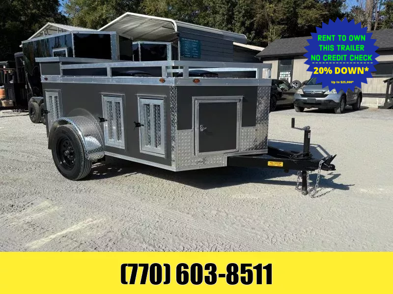 6X8 DOG TRAILER WITH 6 KENNELS 2026 in Jonesboro, GA | Trailer Trader