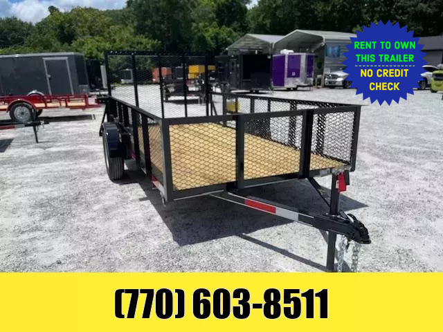 6x12 Utility Trailer W/ 2 Foot Mesh Sides 2025 Lonewolf in Jonesboro ...