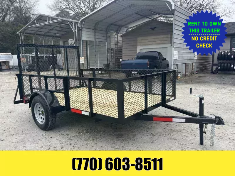 6X10 Utility Trailer W/ 2 Foot Mesh Sides 2025 Lonewolf in Jonesboro ...
