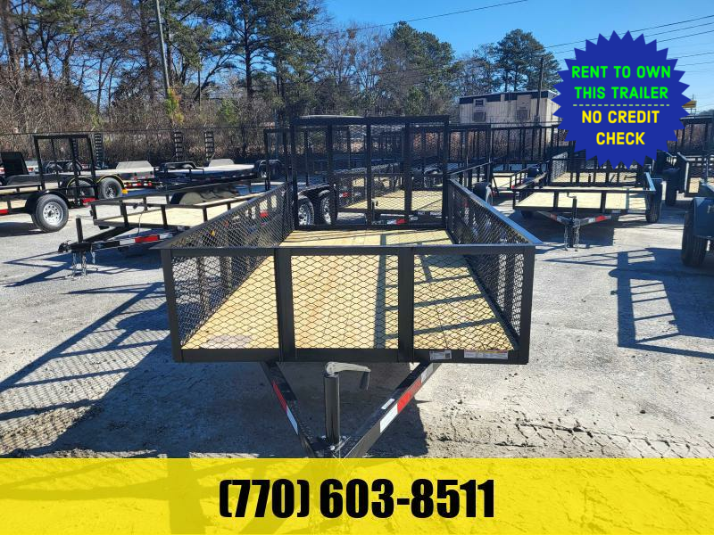 6X12 Utility W/ 24" Sides & 4' Removable Gate 2023 Lonewolf in ...