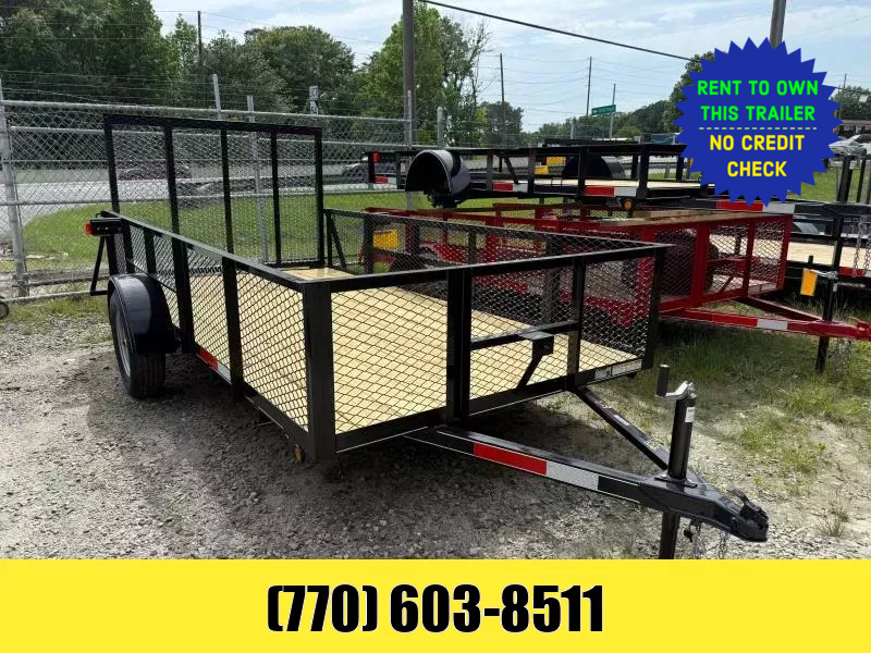 6x12 Utility Trailer W/ 2 Foot Mesh Sides 2025 Lonewolf in Jonesboro ...