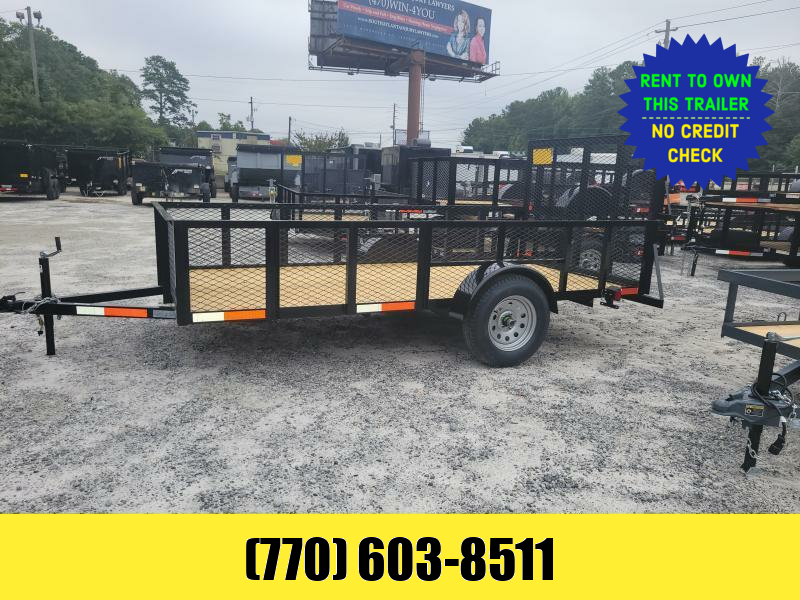 6x12 Utility Trailer W/ 2 Foot Mesh Sides 2025 Lonewolf in Jonesboro ...