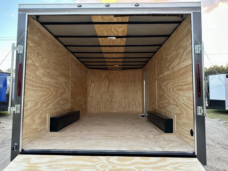 2024 PowerLine Cargo 8.5x16 Tandem Axle Cargo / Enclosed Trailer in ...
