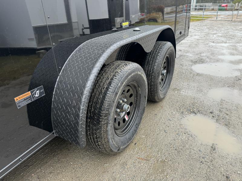 2024 PowerLine Cargo 7x16 Tandem Axle Cargo / Enclosed Trailer in ...