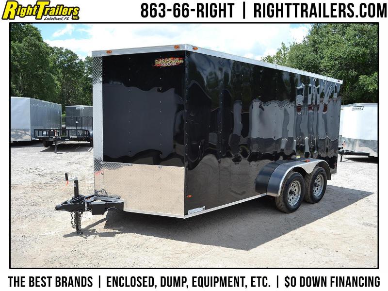 7x14 Red Hot Trailers | Enclosed Trailer [Black] in Lakeland, FL ...