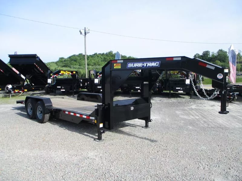 2025 Sure-Trac 7 x 20 Gooseneck Tilt Bed Equipment Trailer 14K in ...