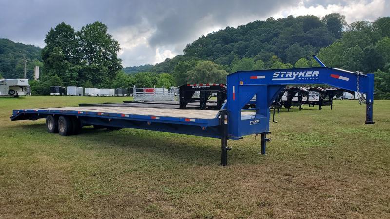 2022 Stryker Trailers 8.5x40 Gooseneck 24K Dually Flatbed Trailer (with ...