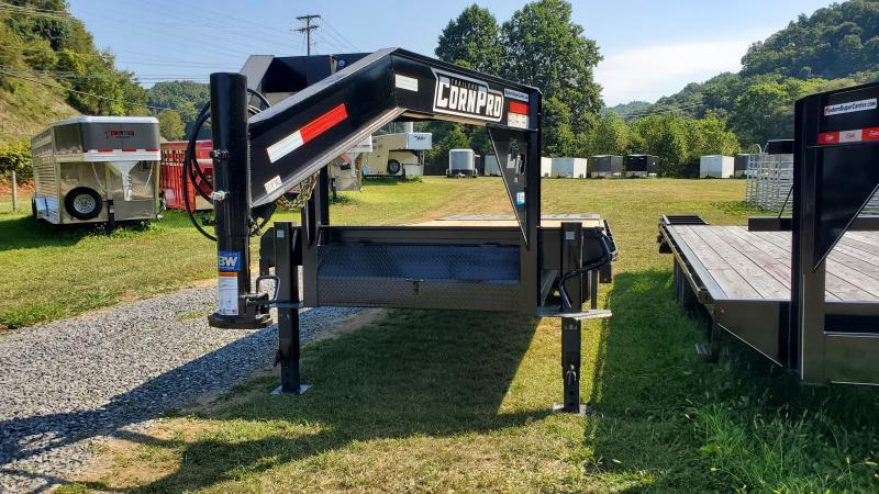 2025 CornPro 18'+5' Flatbed 14K Gooseneck Trailer with Monster Ramps in ...