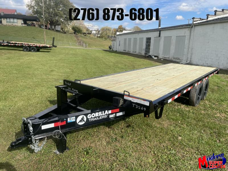 2022 Gorilla 7x20 Deckover Straight Deck Equipment Trailer 14K (No ...