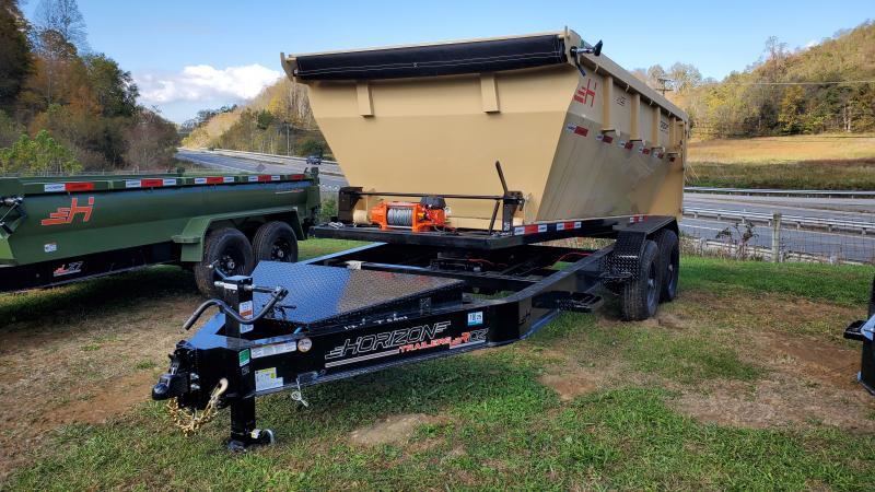 2025 Horizon Trailers 14' RDZ Light Duty Dump Trailer-BIN Not Included ...