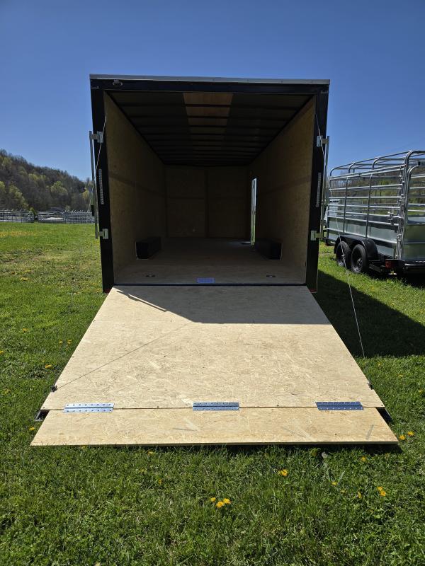 2025 Carry-On 8.5X24 V-NOSE + 12" Extra Height Cargo / Enclosed Trailer ...