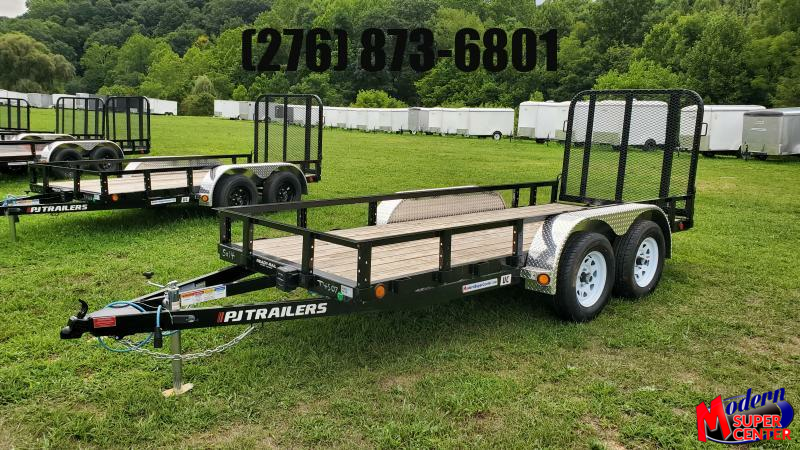 2024 PJ Trailers 60 in. X 14' Tandem Axle Channel Utility (UC) Utility ...