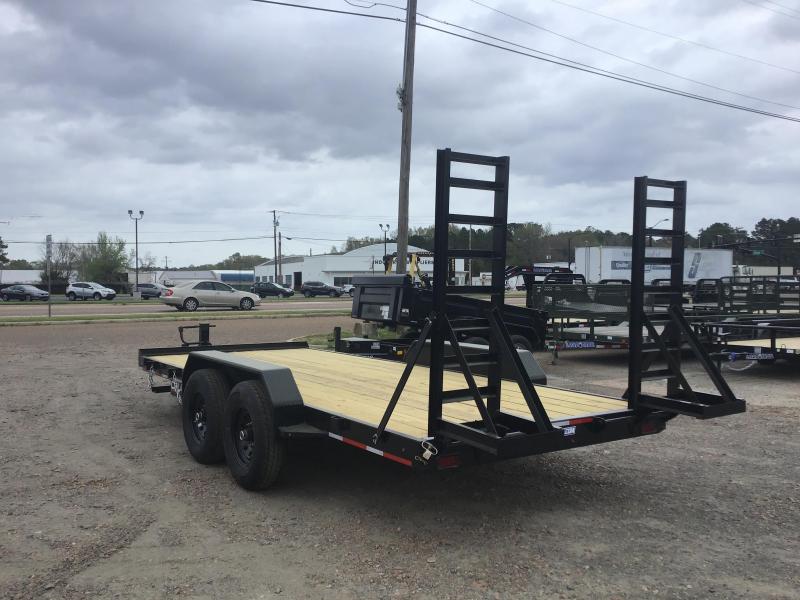 2022 Caliber 7 x 18 Tandem Axle Equipment Trailer - 14k GVWR in Pearl ...