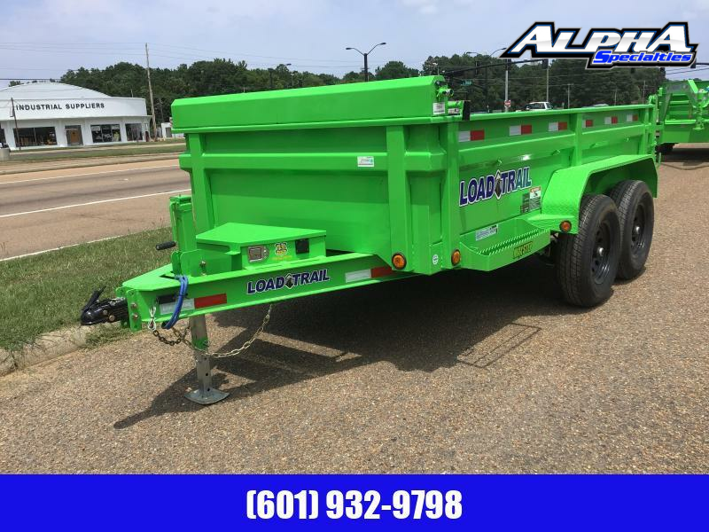REPO 2022 Load Trail 72" x 12' Tandem Axle Dump - 24ft Sides in Pearl ...