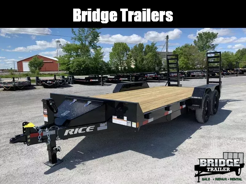 2025 Rice Trailers FMEMR8218 (82" X 18') 9.9K Equipment Trailer in Woodburn, IN | Trailer Trader