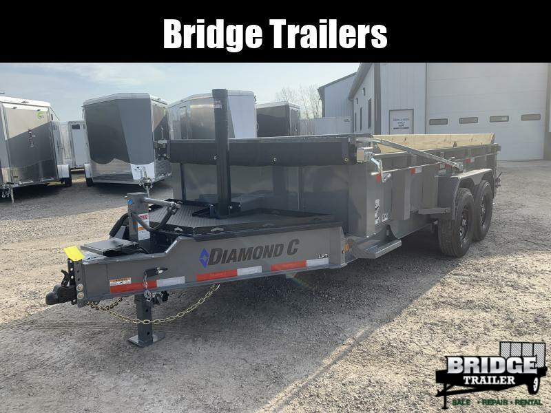 2023 Diamond C Trailers LPT207L14X82 (82" X 14') 14.9K Telescopic Dump ...
