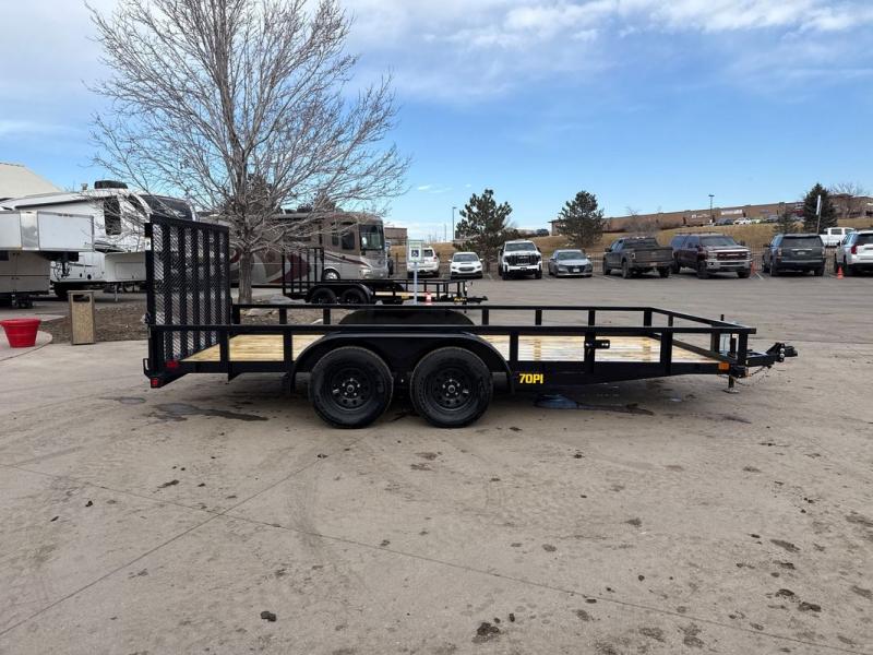 2025 Big Tex Trailers 70PI-16R1A-4PBK-BRK2 Utility Trailer in Parker ...