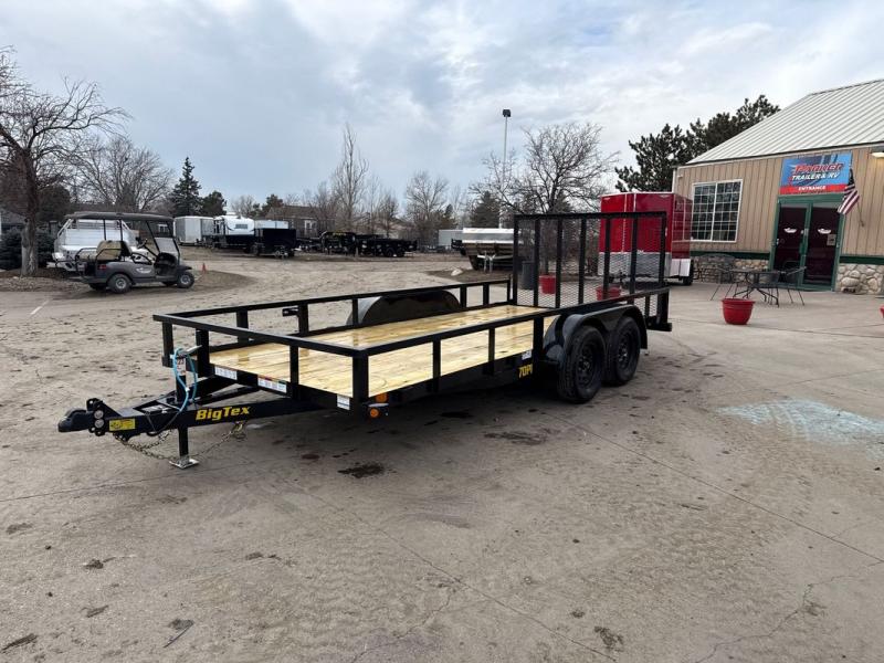 2025 Big Tex Trailers 70PI-16R1A-4PBK-BRK2 Utility Trailer in Parker ...