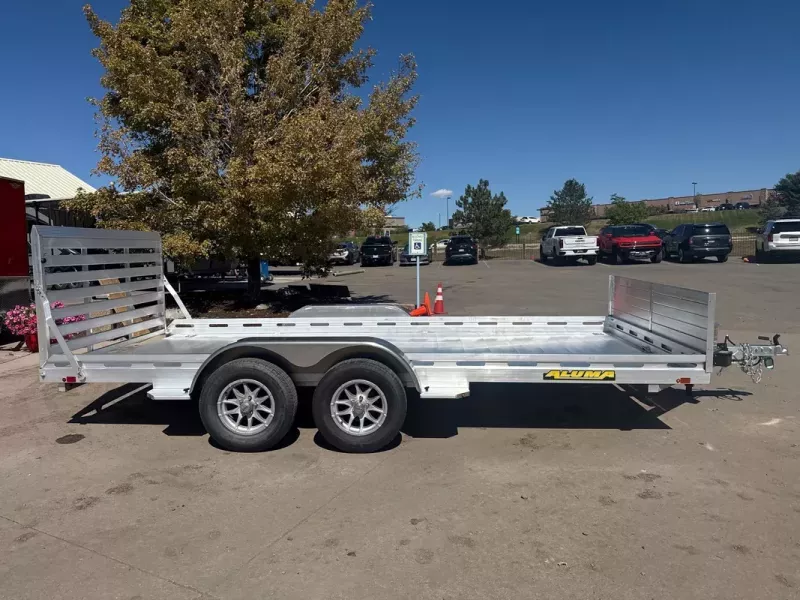 2026 Aluma 8016TA-EL-R-TG-RTD Utility Trailer in Parker, CO | Trailer ...