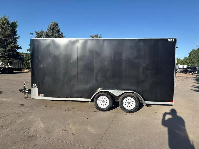 2021 Sharp Manufacturing SEL Tandem V-Nose 8. Cargo / Enclosed Trailer ...