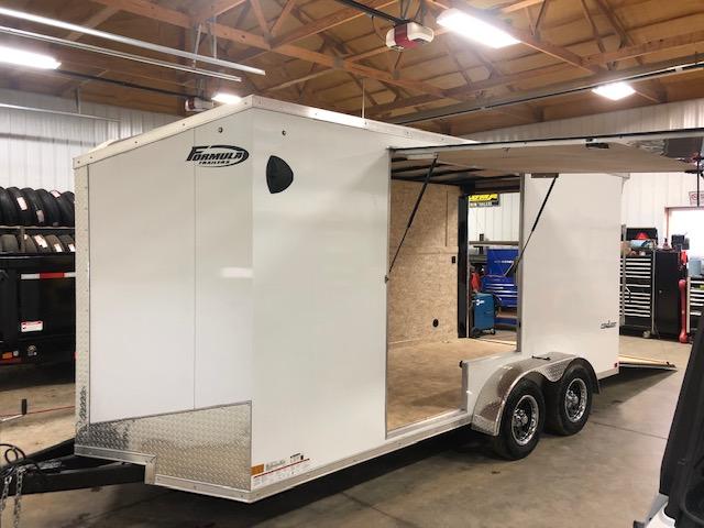 2023 Formula Trailers 7x16 7' interior UTV side door package Conquest ...