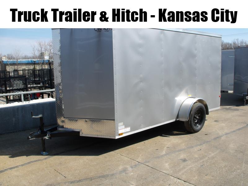 Enclosed Trailer 6 X 12 BARN DOOR 6' Interior SILVER MIST In Color All ...