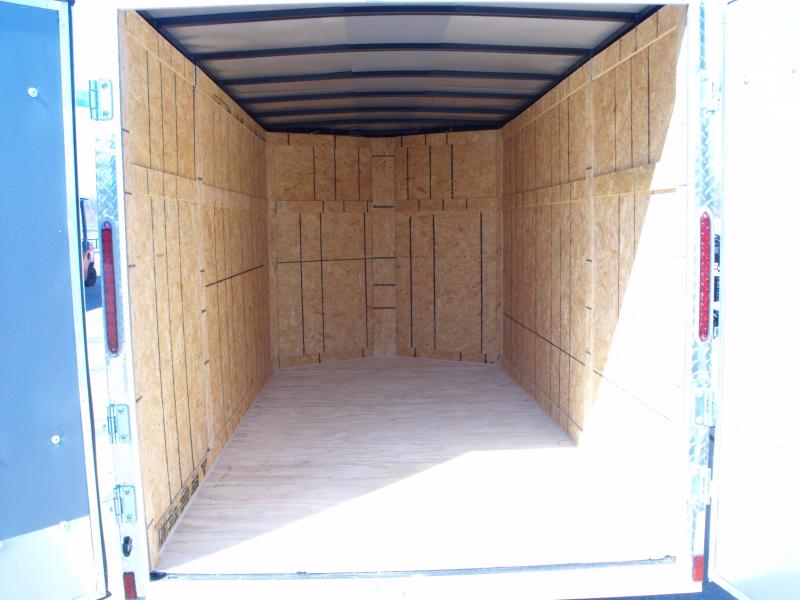 Enclosed Trailer 6 X 12 BARN DOOR 6' Interior SILVER MIST In Color All ...