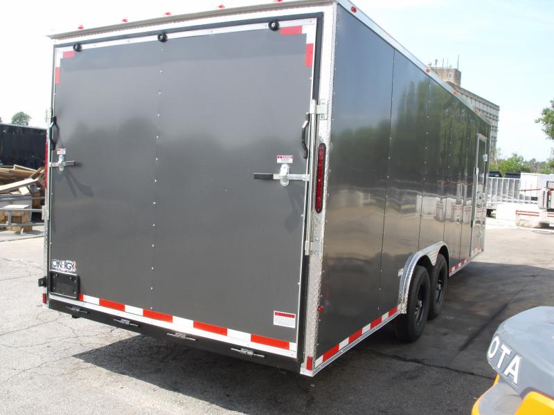Enclosed Trailer 8.5 x 24 Dove Ramp 7' Interior Side Escape Door 48 ...