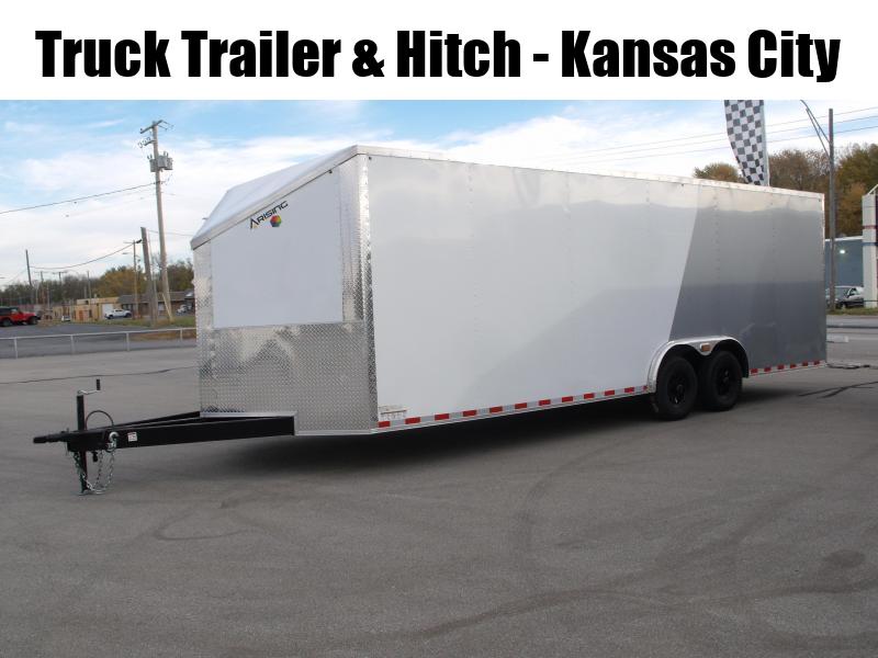 Enclosed Trailer Razor Trailer 8.5 X 24 Wedge Nose Dove Tail 7' Tall ...