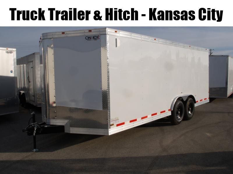 Enclosed Trailer 8.5 x 20 Dove Ramp 7' Interior White ) 080 Skin In ...