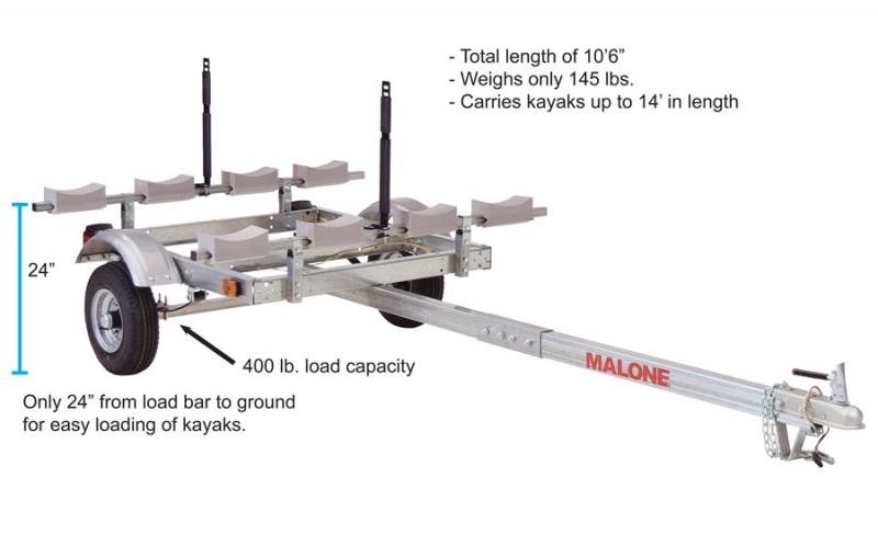 Kayak Trailer Package (1 Stacker & 4 Sets Foam Blocks) in Kansas City ...