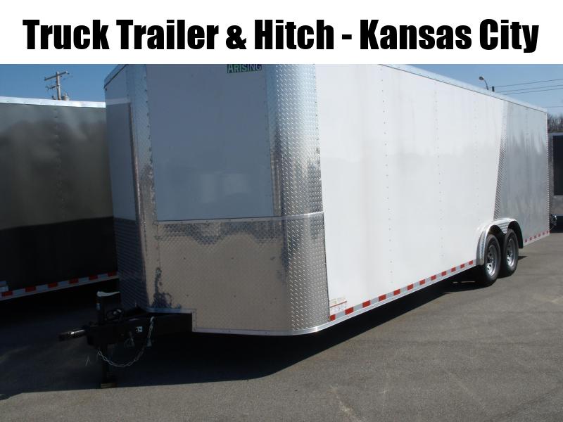 Enclosed Trailer Razor Trailer 8.5 X 24 V Nose 7' Tall Dove Tail Color ...