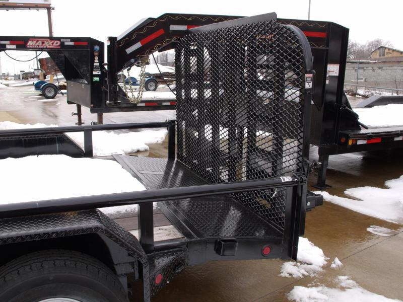 Utility Trailer 83 X 16 Pipe Rail 12000 GVW Combo Ramp Gate in Kansas ...